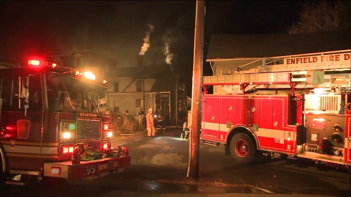 1 person dead following 2-alarm fire in Enfield | fox61.com