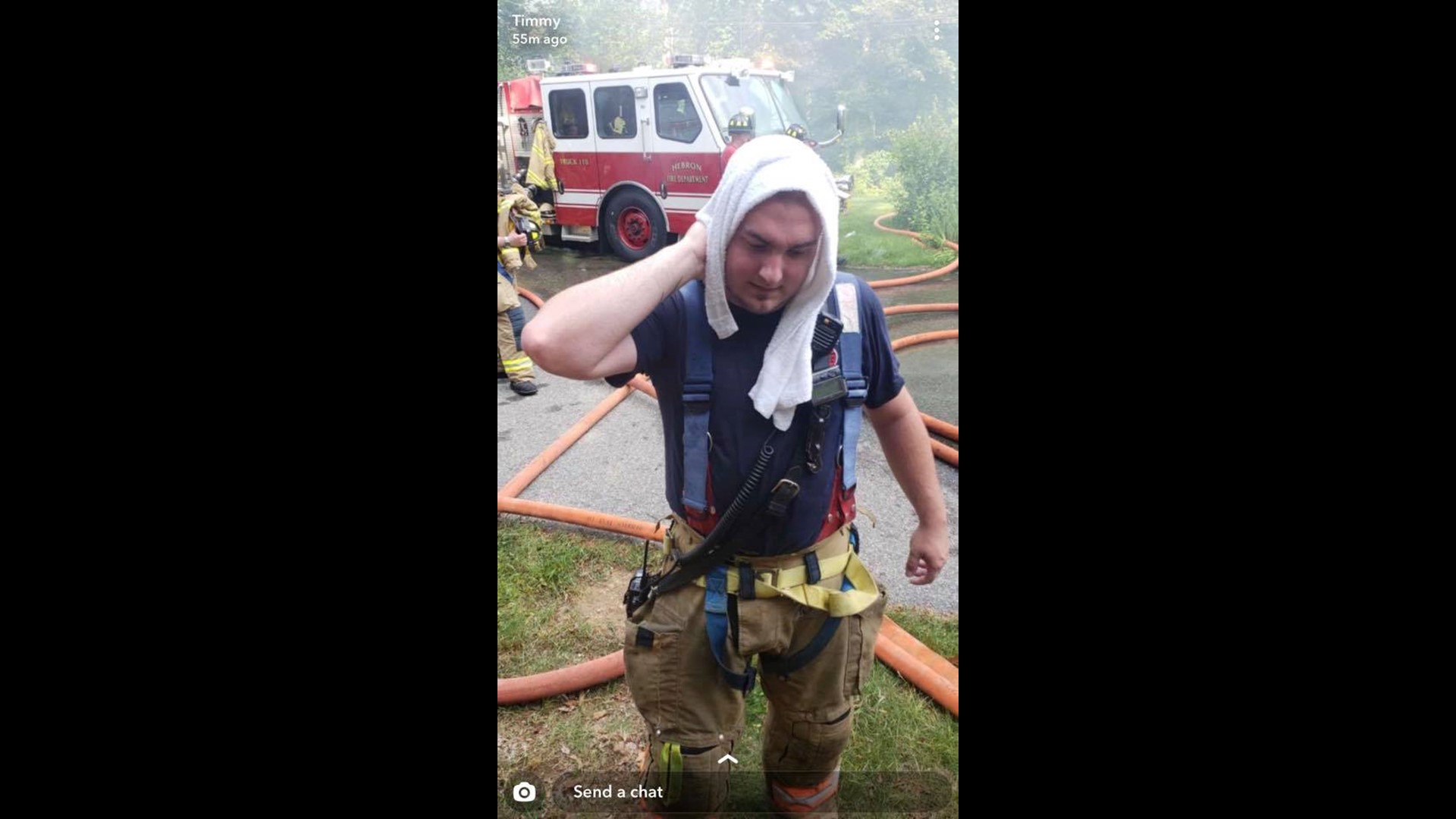 Multiple Fire Departments battle Hebron house fire, high temperatures ...