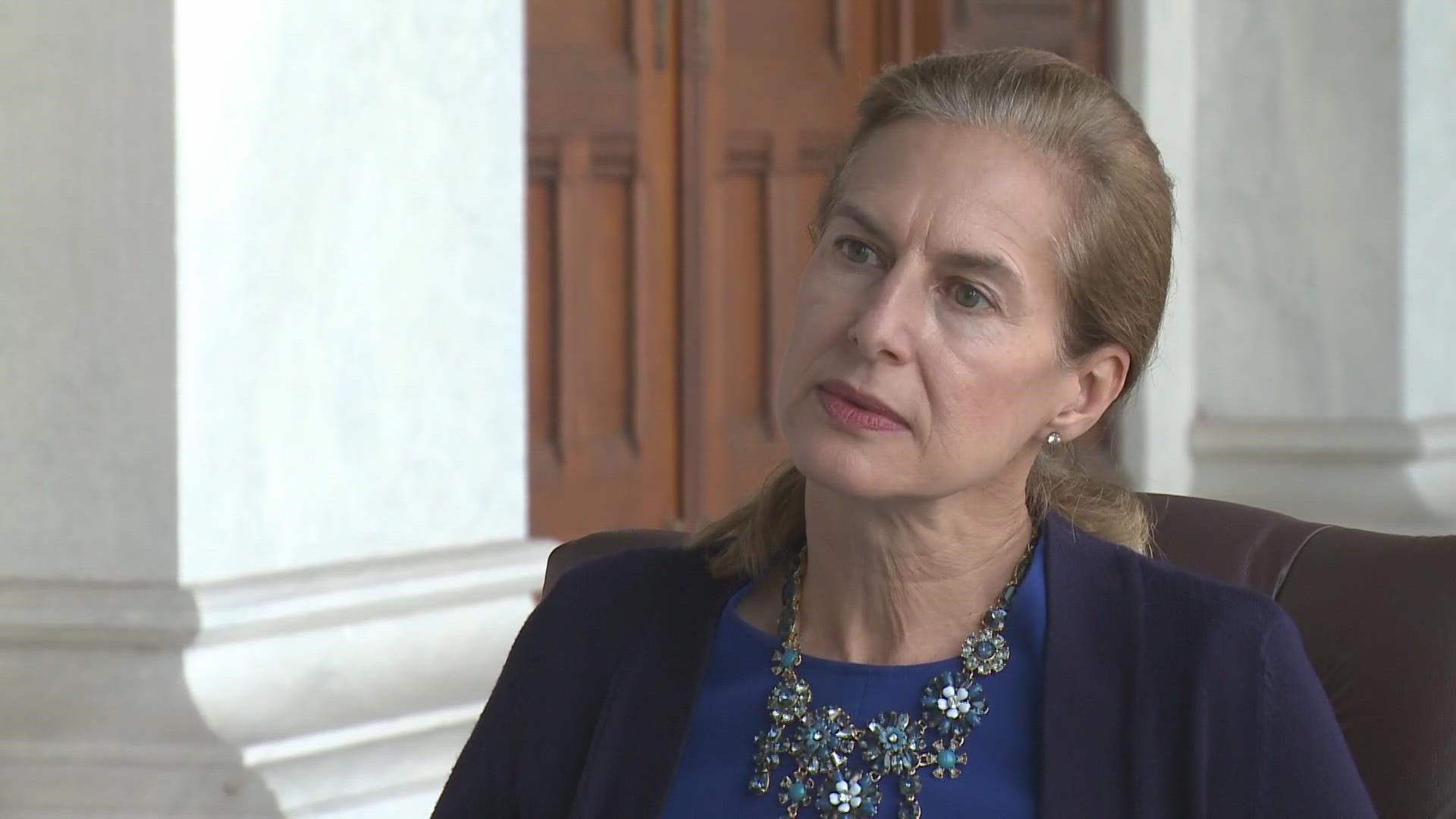 FOX61's Brent Hardin one-on-one interview with Lt. Gov. Susan Bysiewicz ...