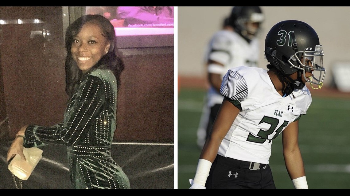 College football player who hopes to become the first woman in the NFL ...