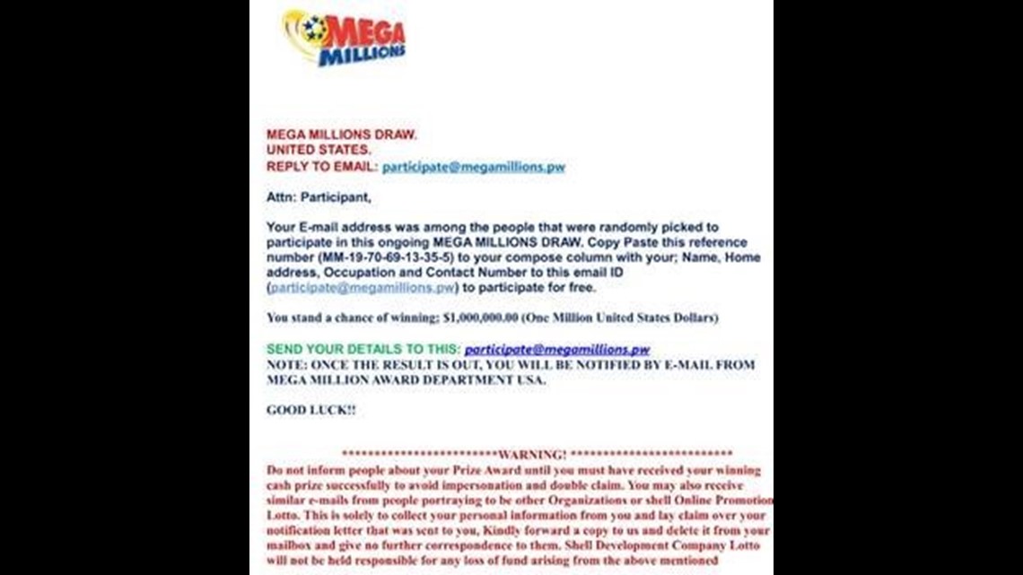 Mega Millions email scam you should be aware of | fox61.com