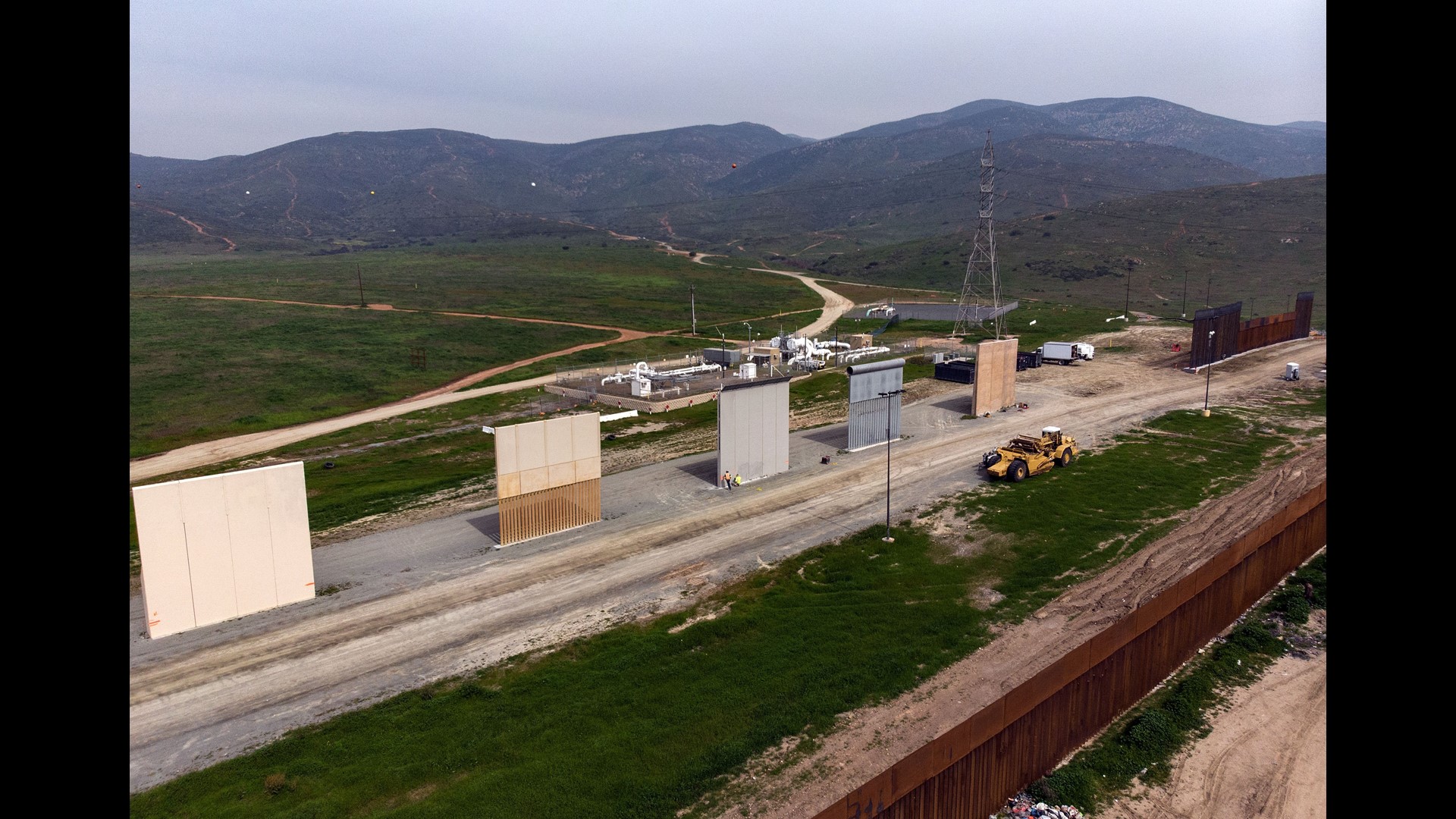 Crews started tearing down the border wall prototypes today. It cost ...