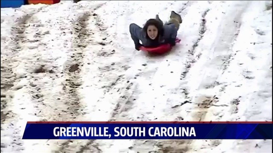 This southern reporter probably won’t try sledding again | fox61.com
