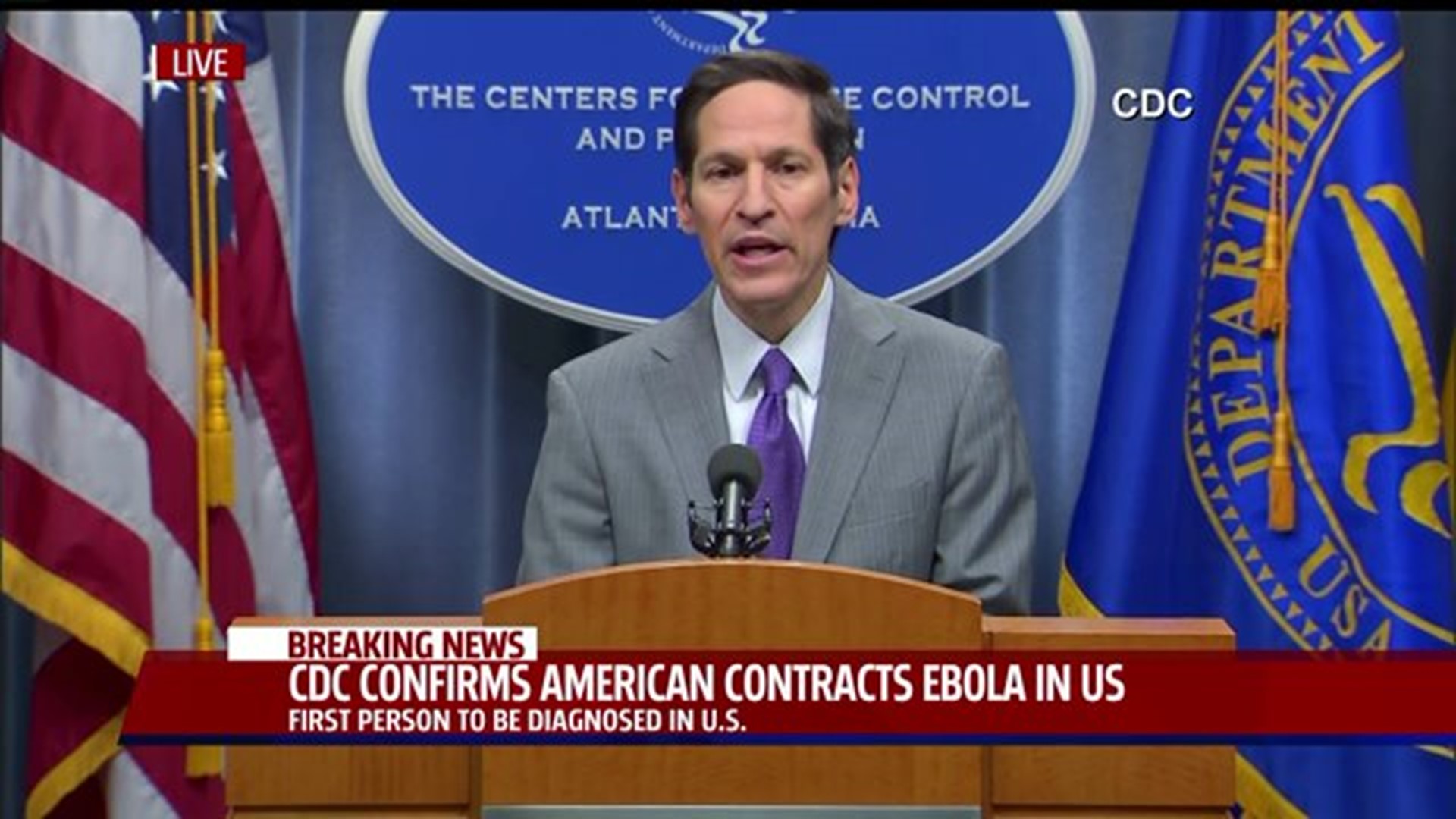 The CDC Confirms The First Ebola Case In The U.S. | fox61.com