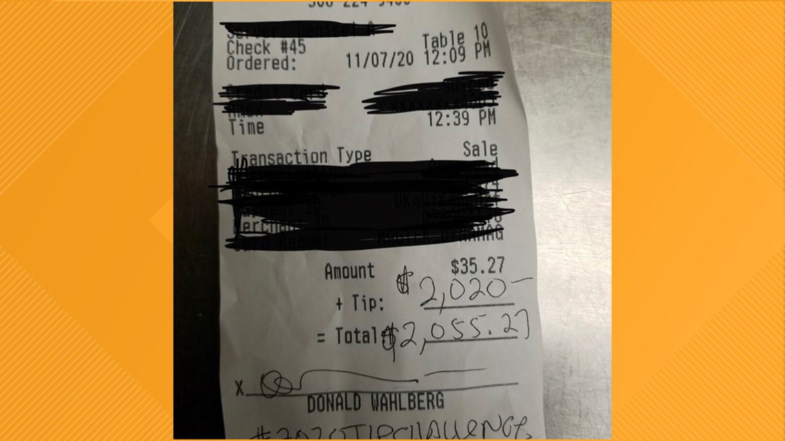 Donnie Wahlberg leaves giant tip for server at Massachusetts | fox61.com