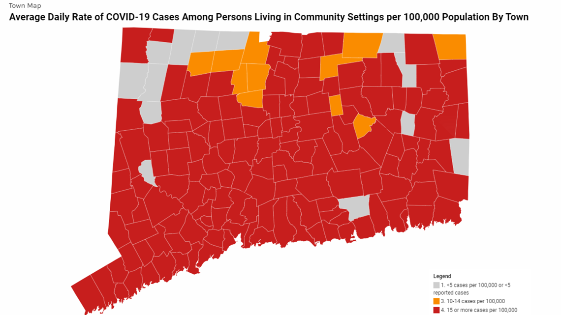 145 towns in CT issued a COVID-19 red alert status | fox61.com