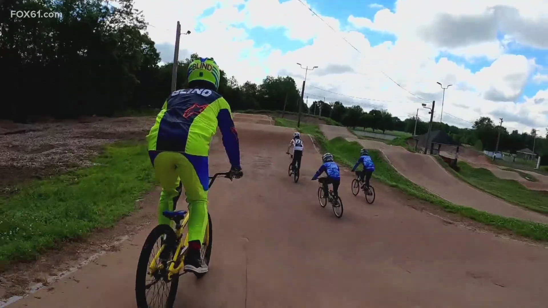 Legally-blind athlete takes on Trumbull, CT BMX track | fox61.com