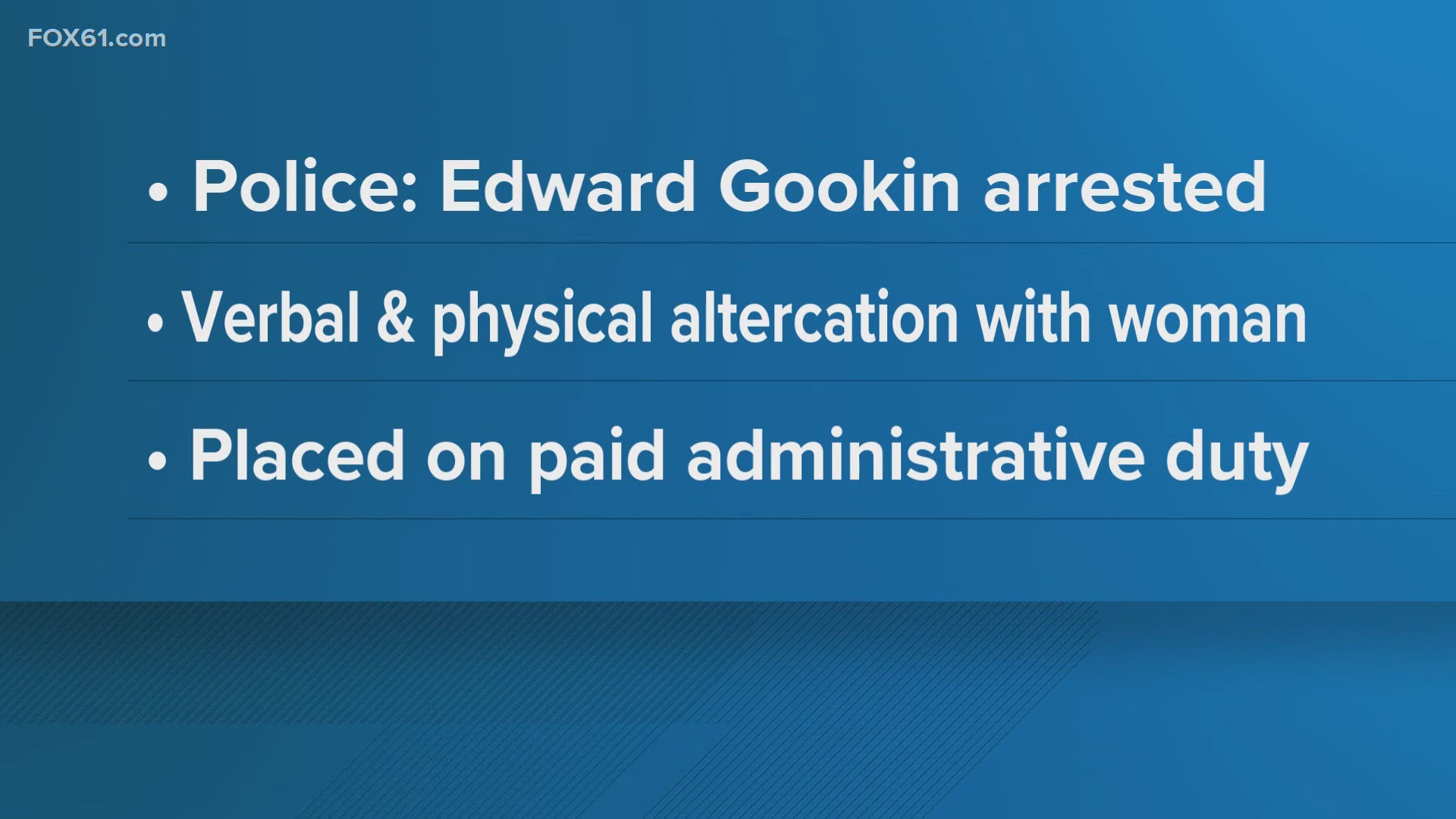 CSP trooper arrested after domestic incident in Griswold | fox61.com