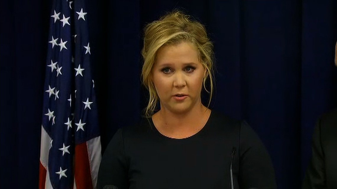 Amy Schumer joins cousin Sen. Chuck Schumer in fight for gun control ...