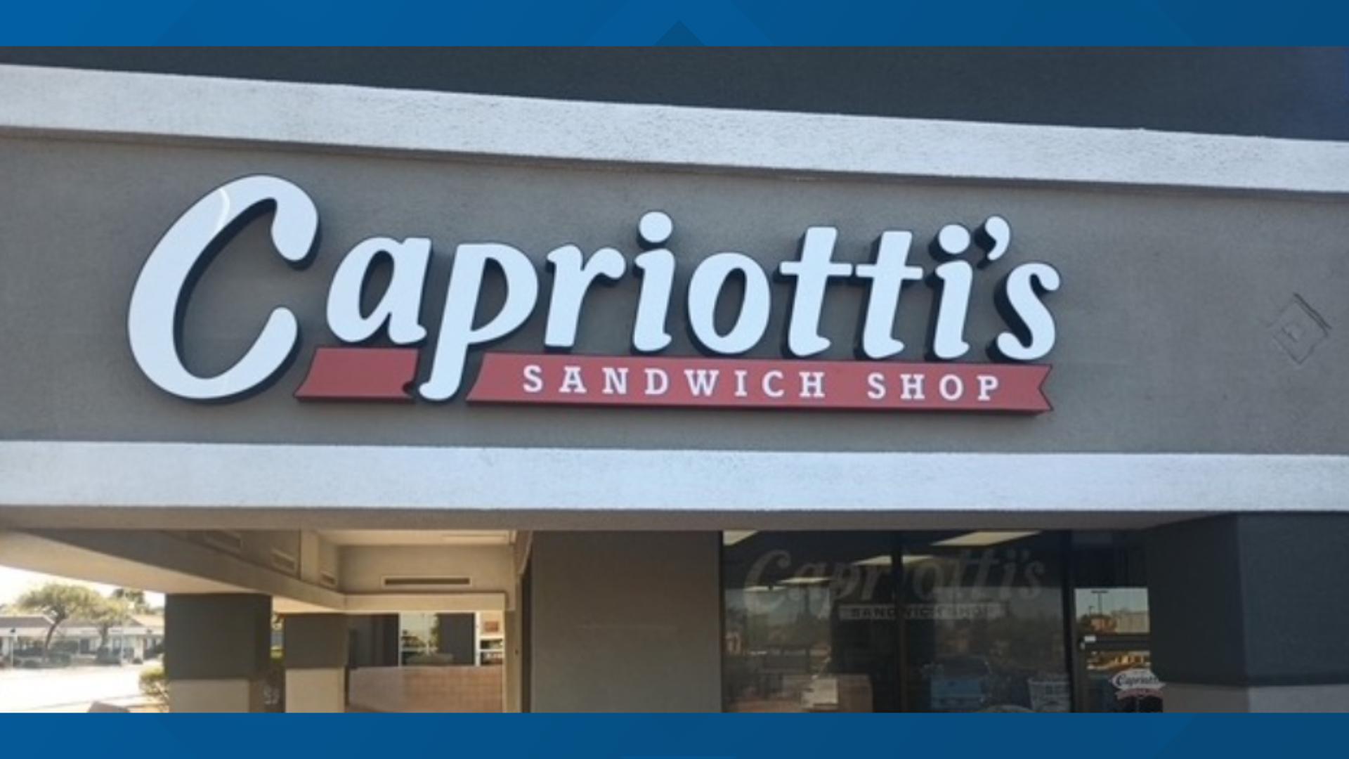 Capriotti’s Sandwich Shop opening first Connecticut location in Enfield ...