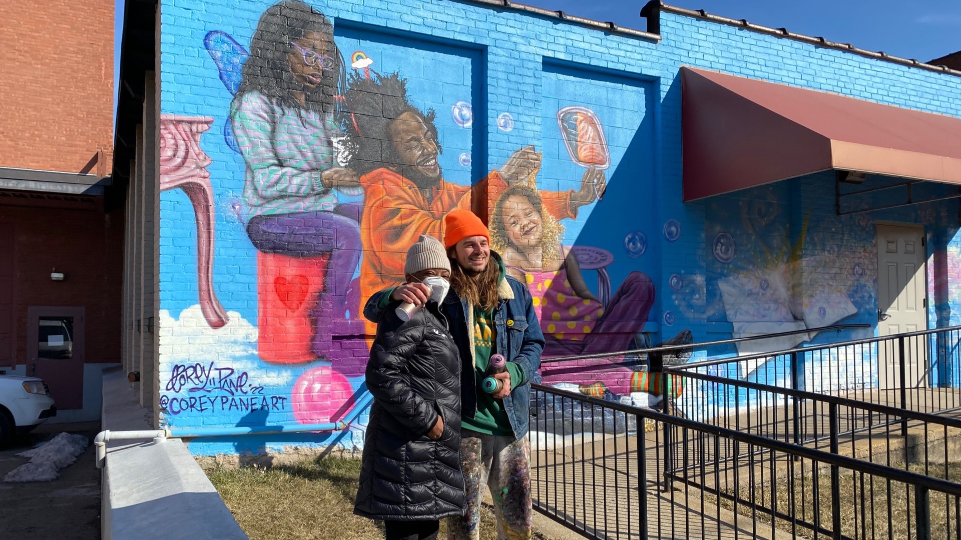 New mural to brighten entrance of DCF office in Connecticut | fox61.com