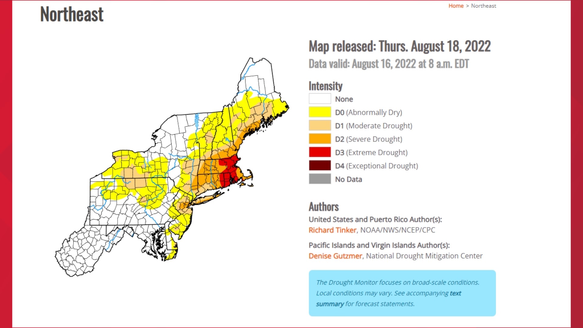 Drought disaster declared for Rhode Island | fox61.com