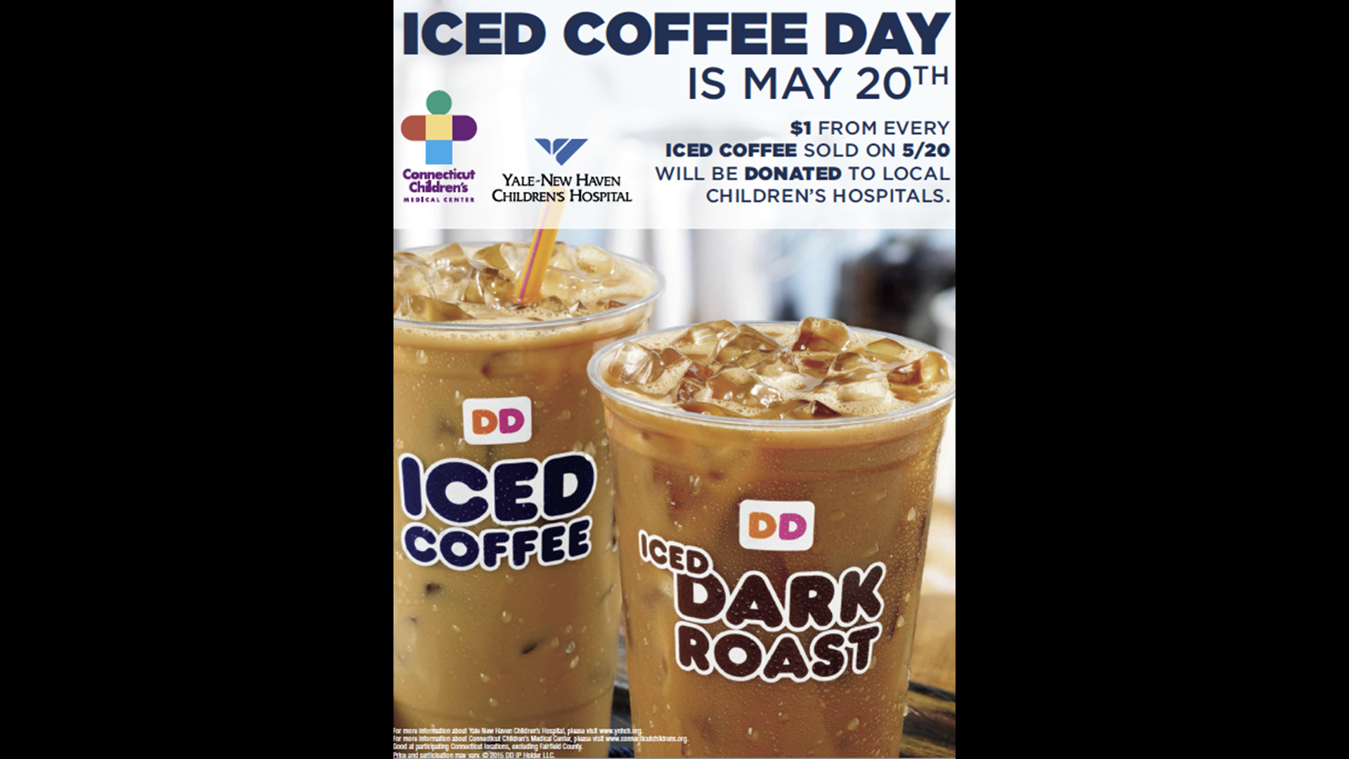 Iced Coffee Day at Dunkin’ Donuts to help CCMC and Yale-New Haven ...