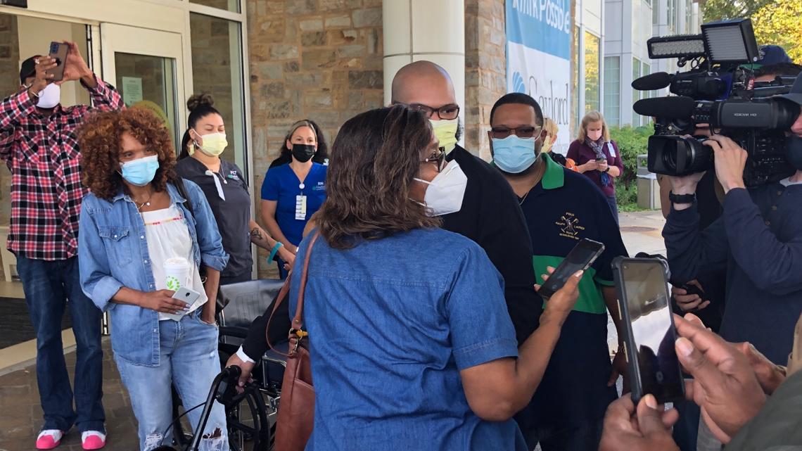 Family, friends celebrate Glenn Merritt's COVID-19 recovery | fox61.com