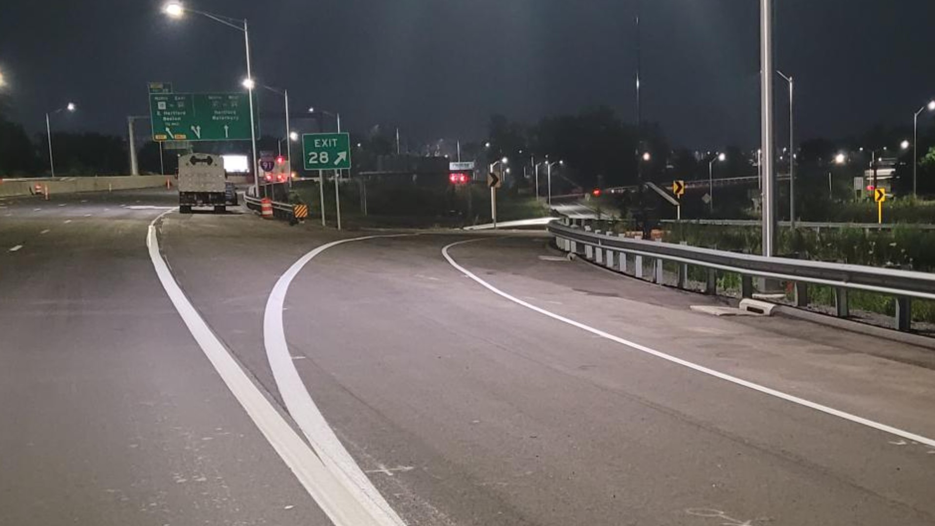 Interstate-91 north exit ramp for Route 15 south in Conn. reopens ...