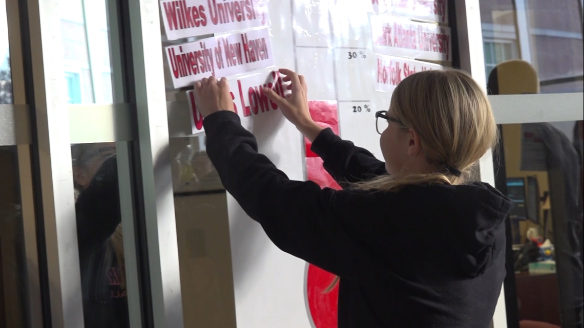 Connecticut IB Academy uses college acceptance thermometer to honor ...