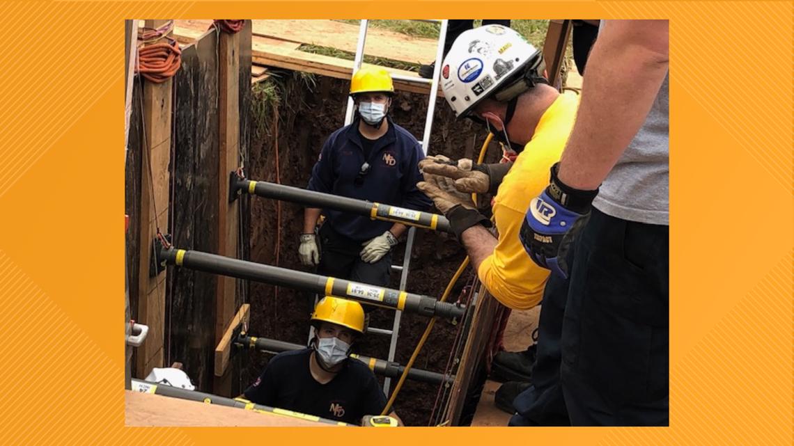 Digging deep in Middletown, firefighters return for trench rescue ...