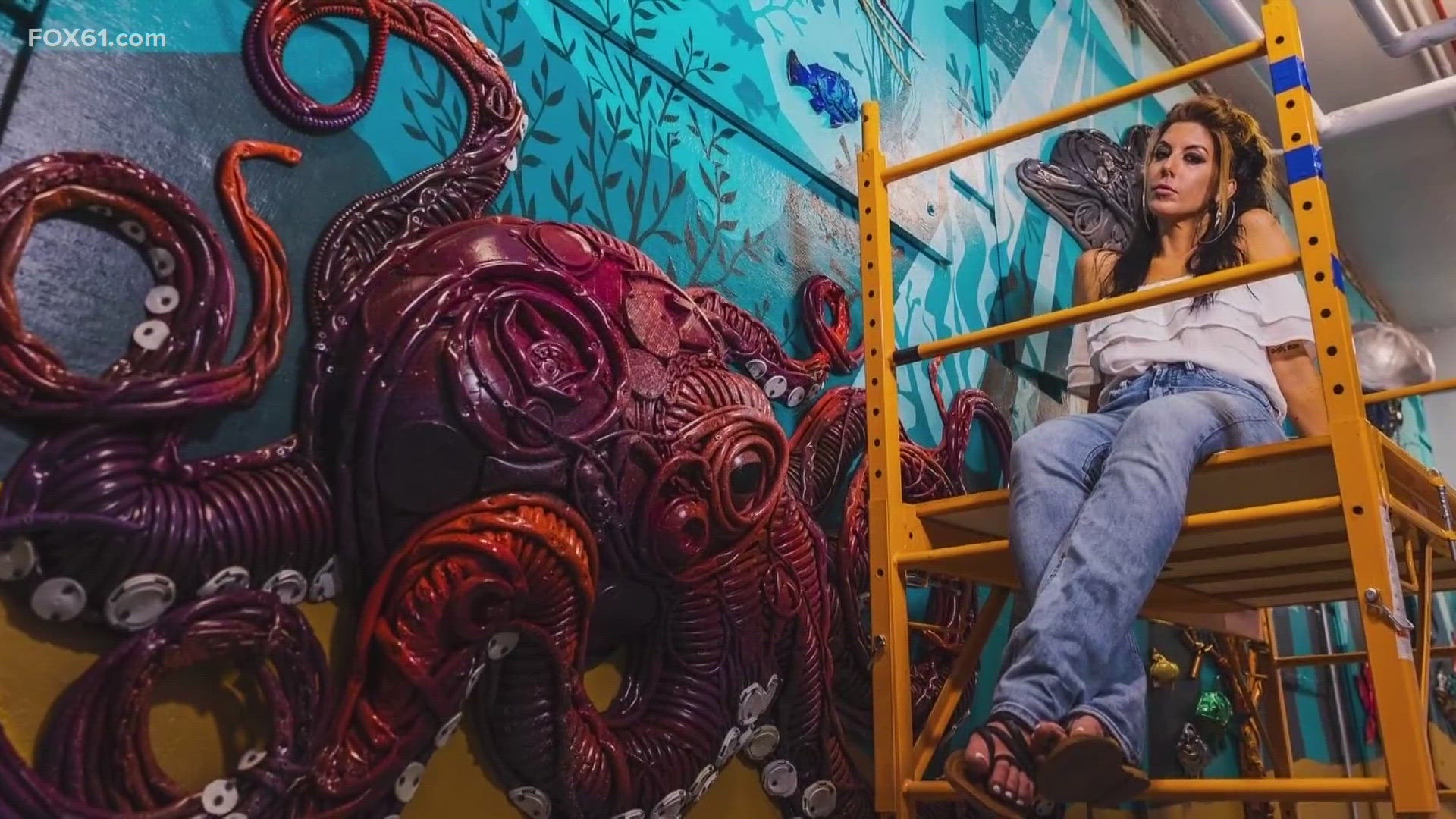 CT artist turns trash into treasure with eco-friendly animal sculptures ...