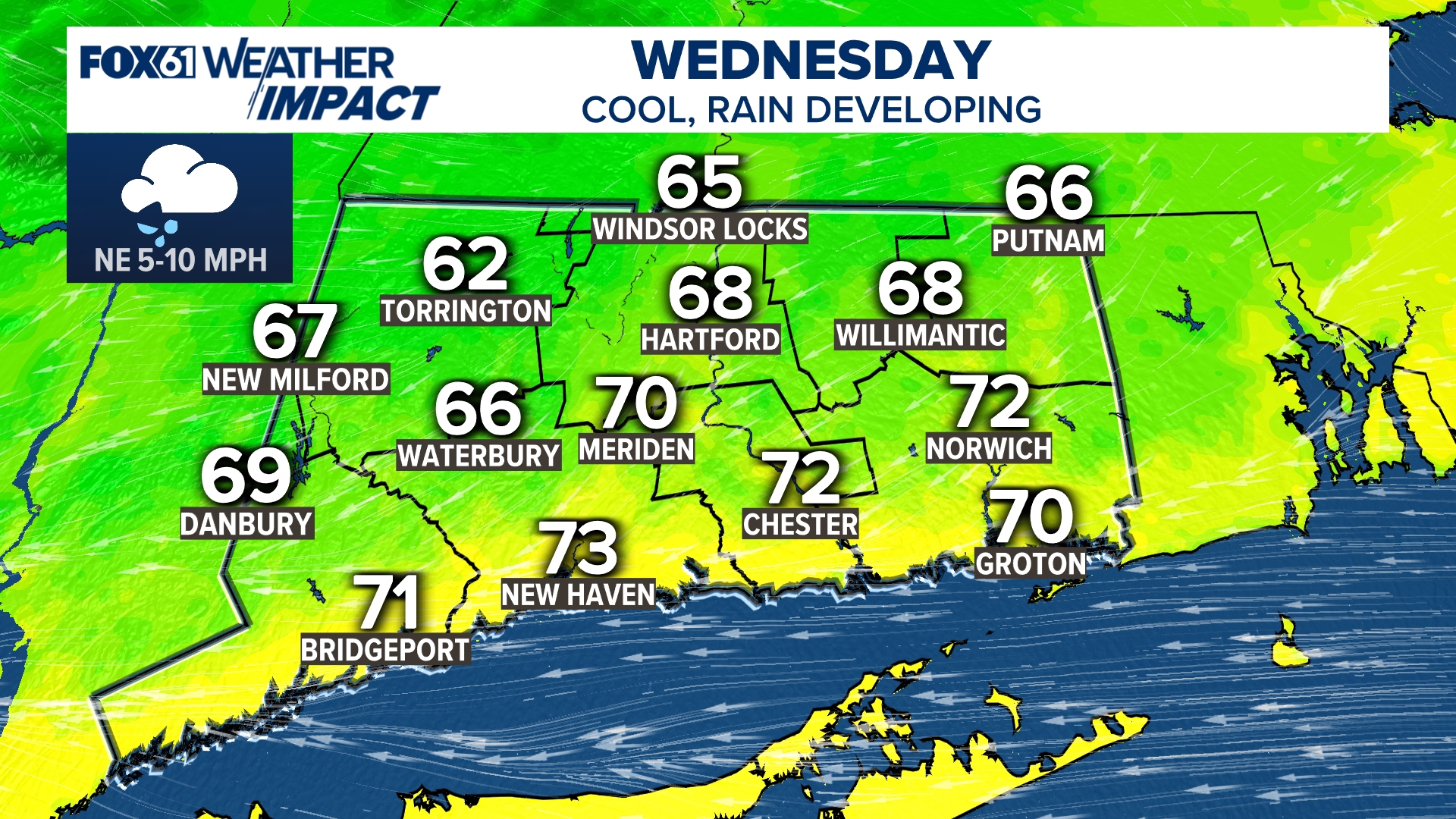 Connecticut's latest weather forecast | fox61.com