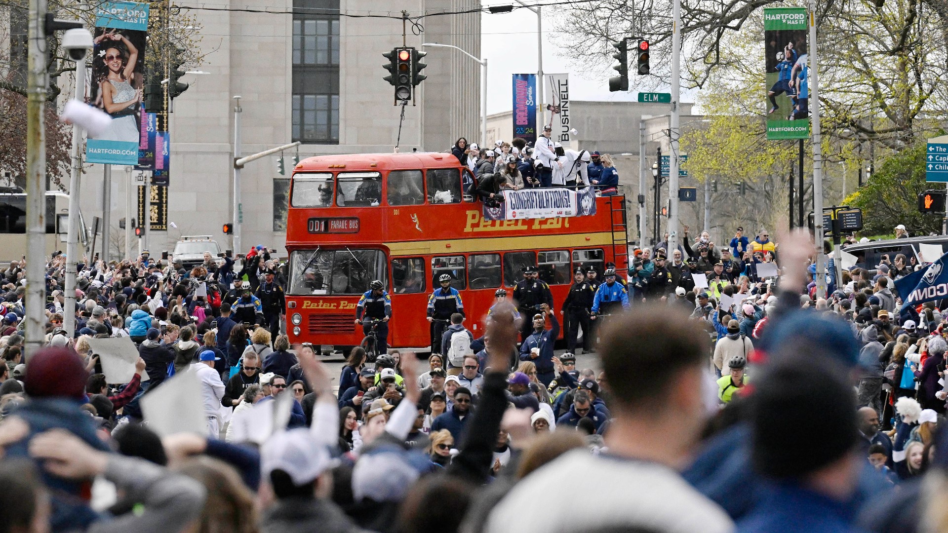 UConn Men's Basketball victory parade rally | fox61.com