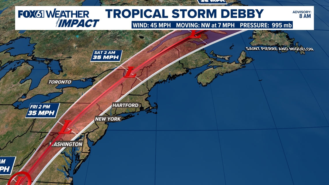 CT braces for Tropical Storm Debby remnants | fox61.com