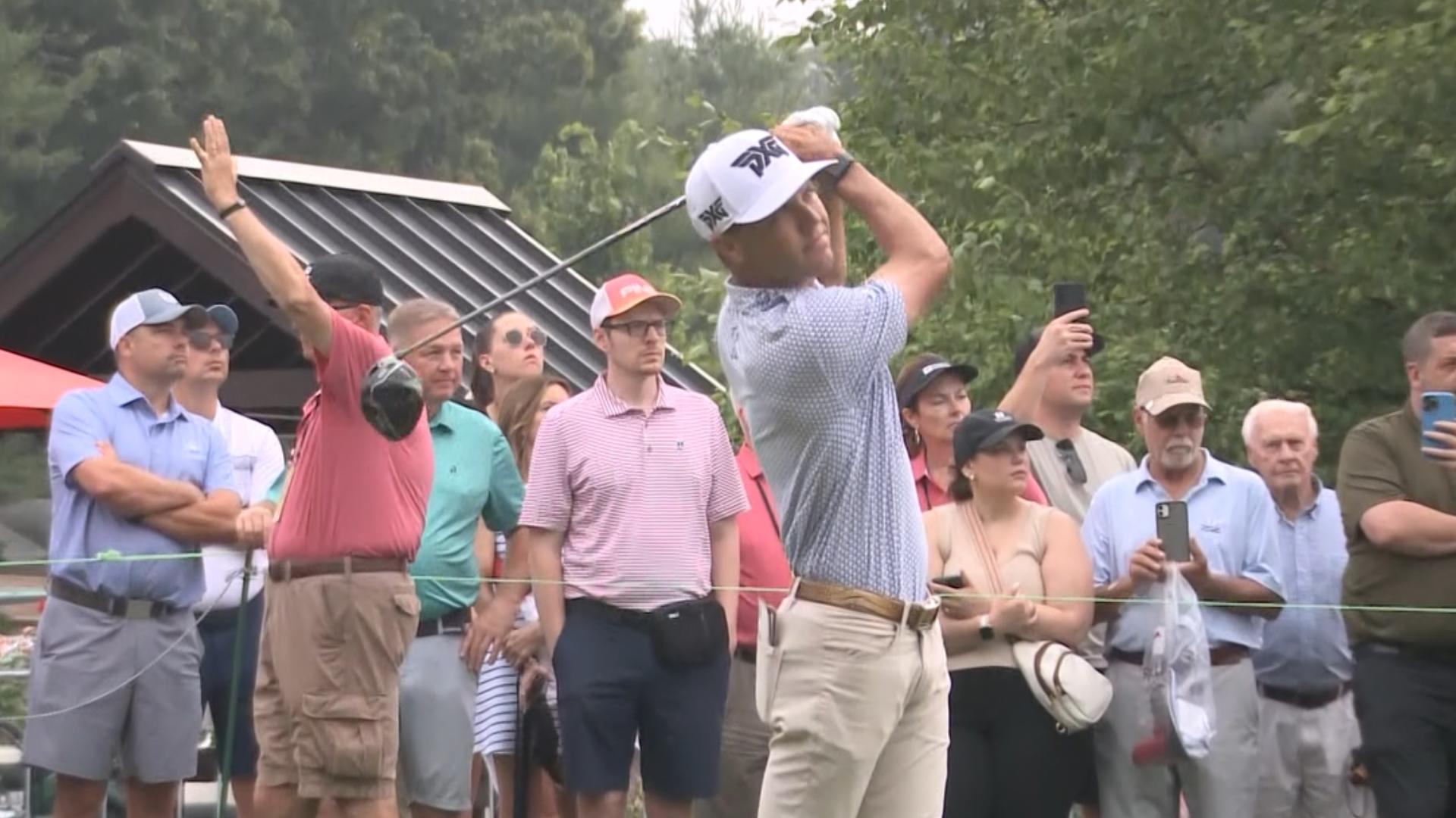 Eric Cole and Justin Rose tee off in Round 3 of the Travelers ...
