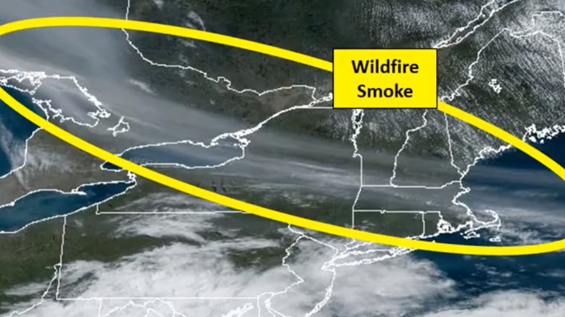 Smoke from Canadian wildfires traveling into New England | fox61.com