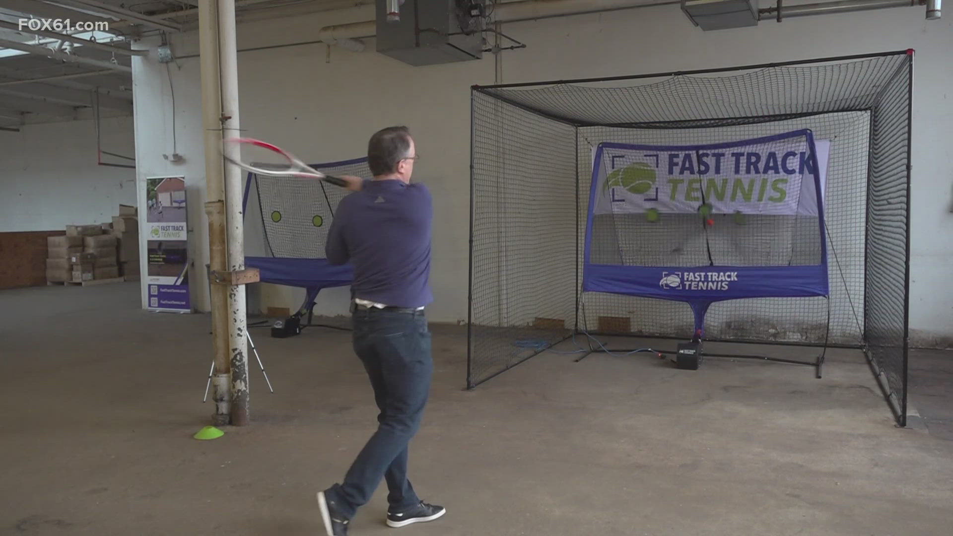 Connecticut native creates portable tennis training device to give more ...