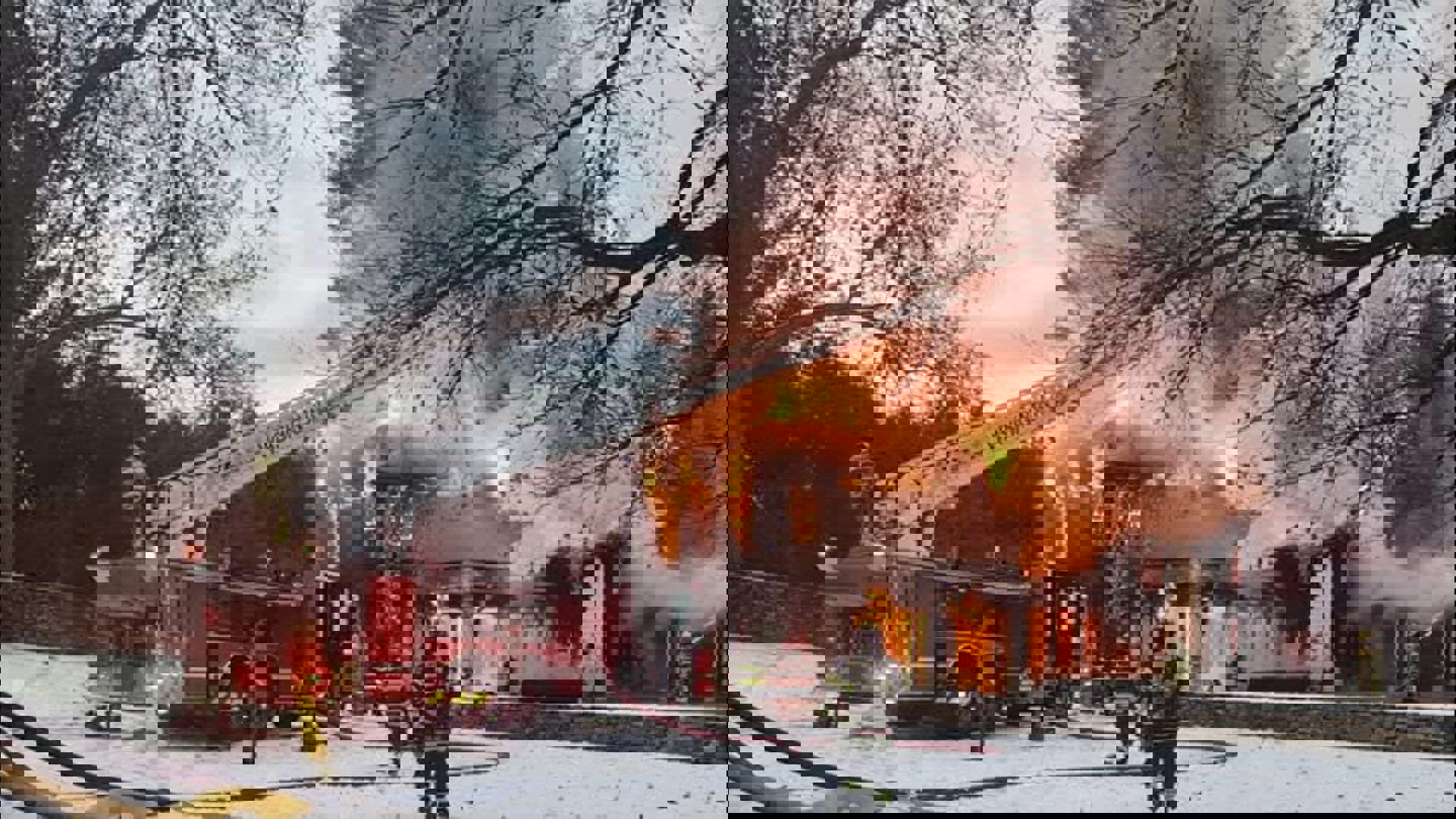 Large residential fire destroys home in Washington early Saturday ...