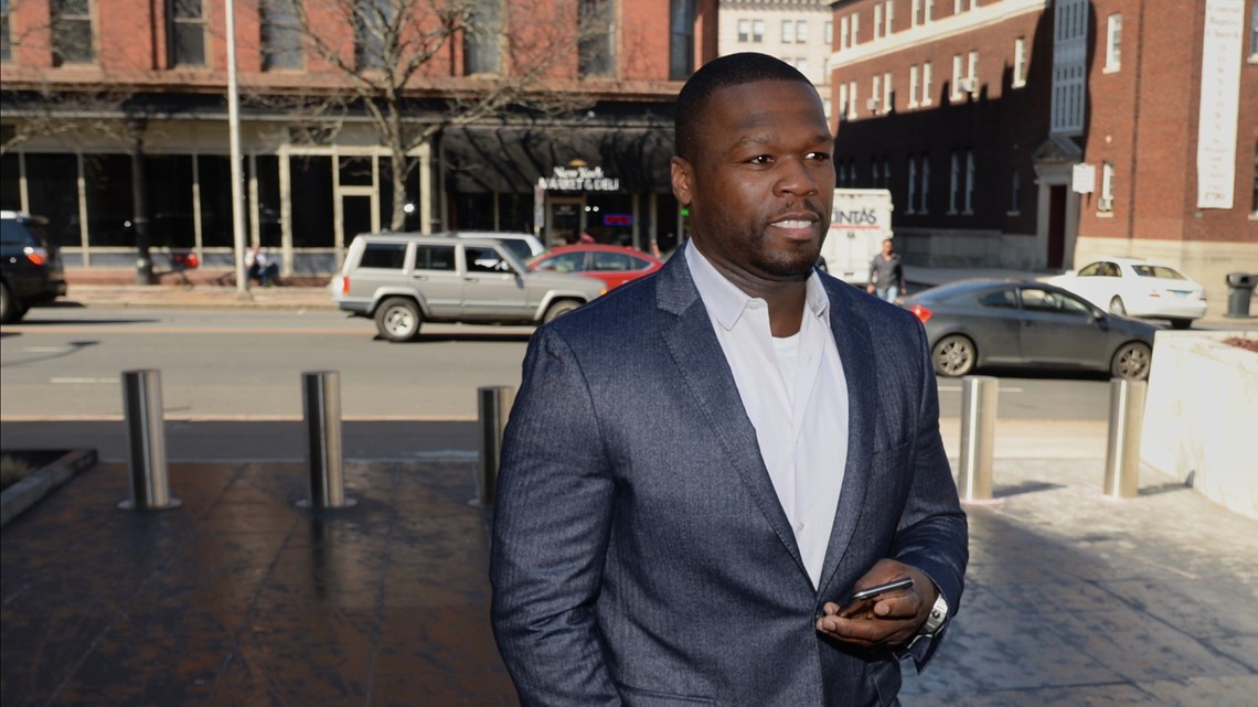 Rapper 50 Cent appears in bankruptcy court to explain photos with piles ...