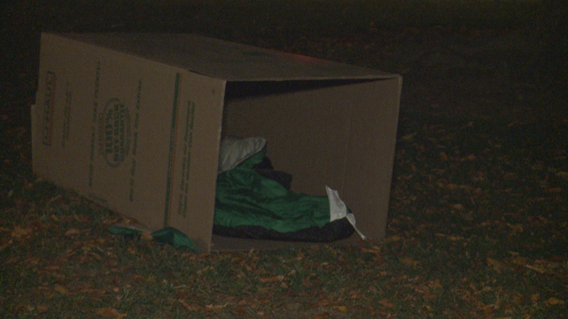 Dozens sleep out overnight in South Windsor to raise aware of ...