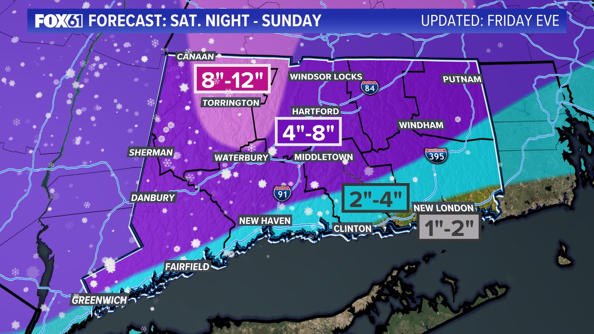 First plowable snow of the season this weekend: What we know | fox61.com