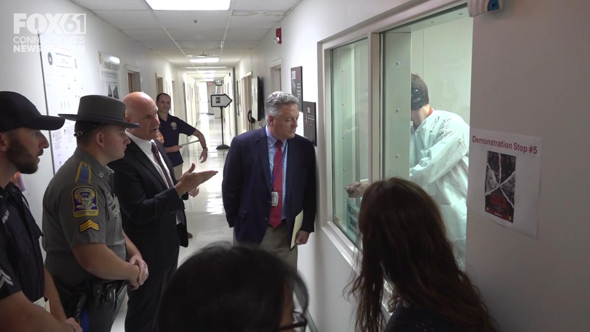 Law enforcement, schools tour CT state forensics lab during open house | fox61.com