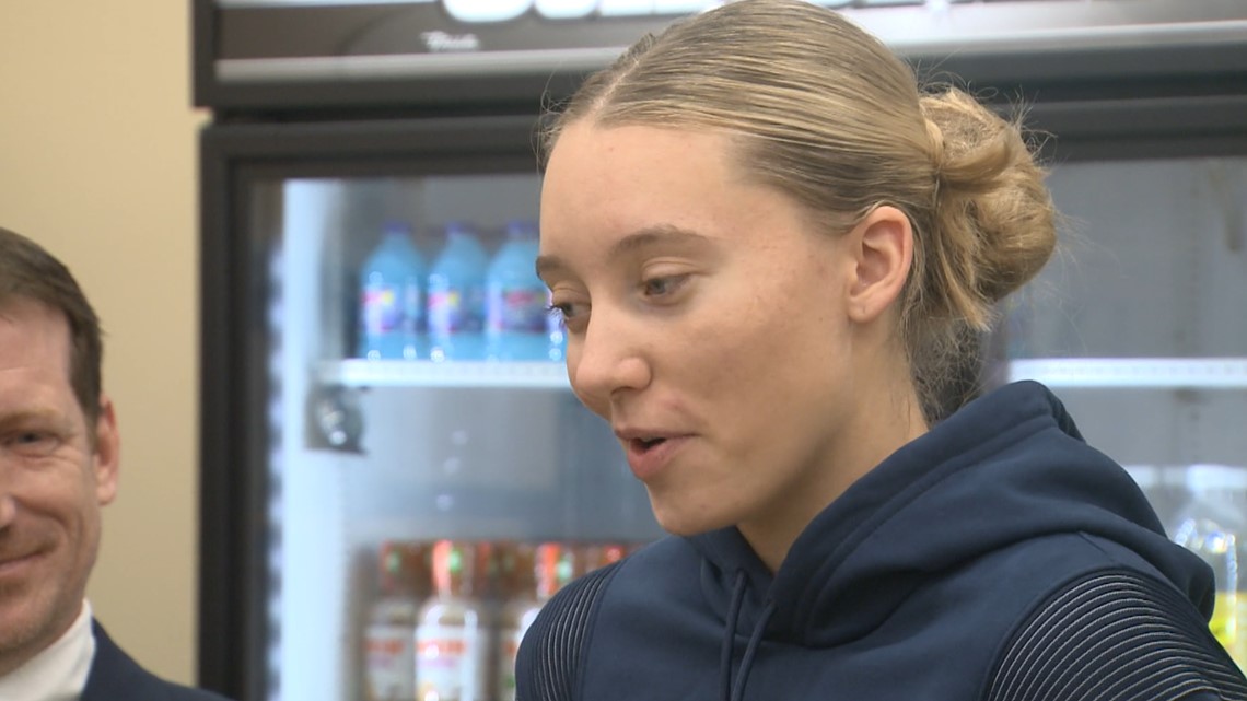 Basketball star Paige Bueckers gives boost to UConn's food pantry ...