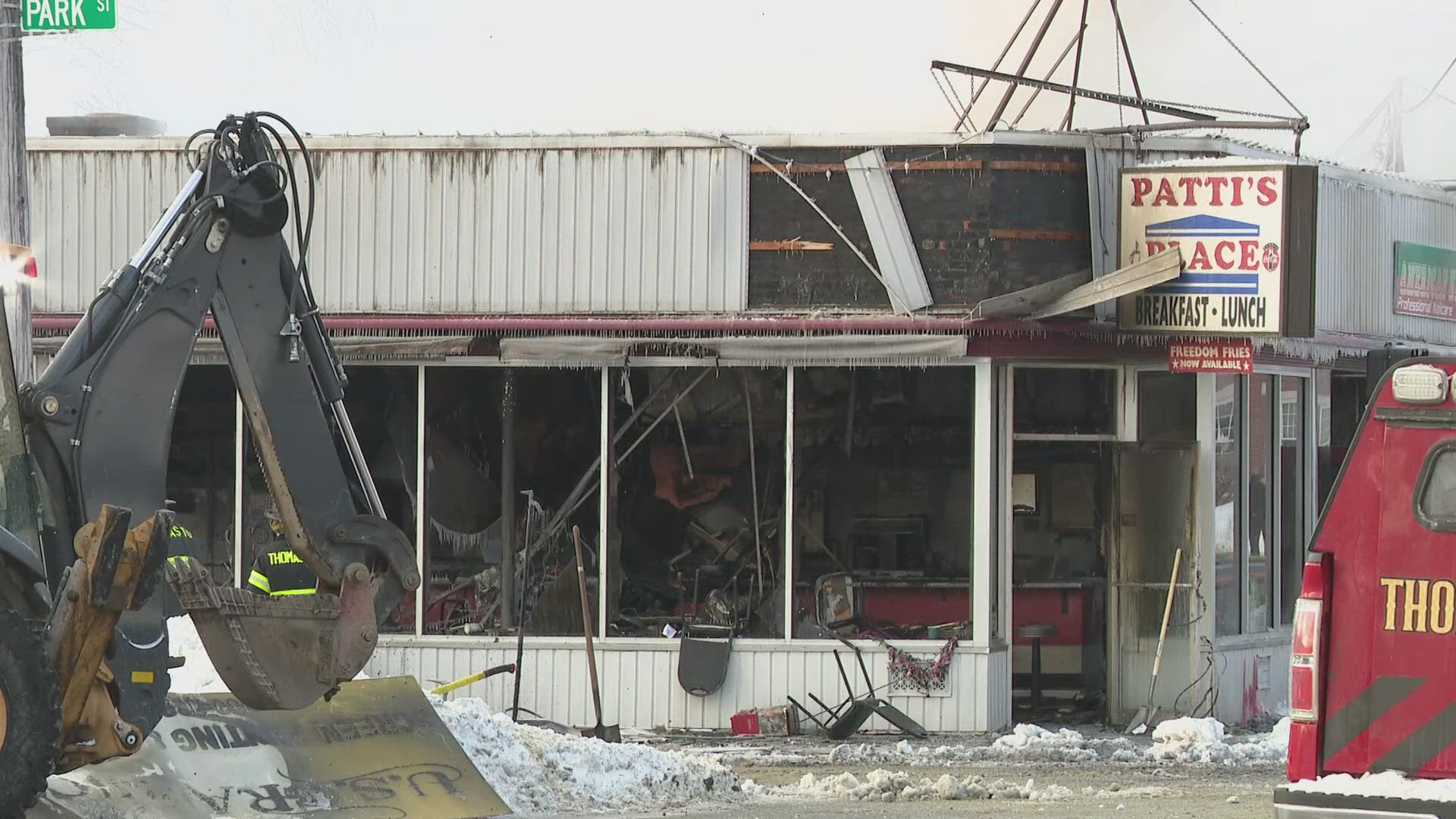 Crews battle fire at Thomaston restaurant; multiple businesses ...