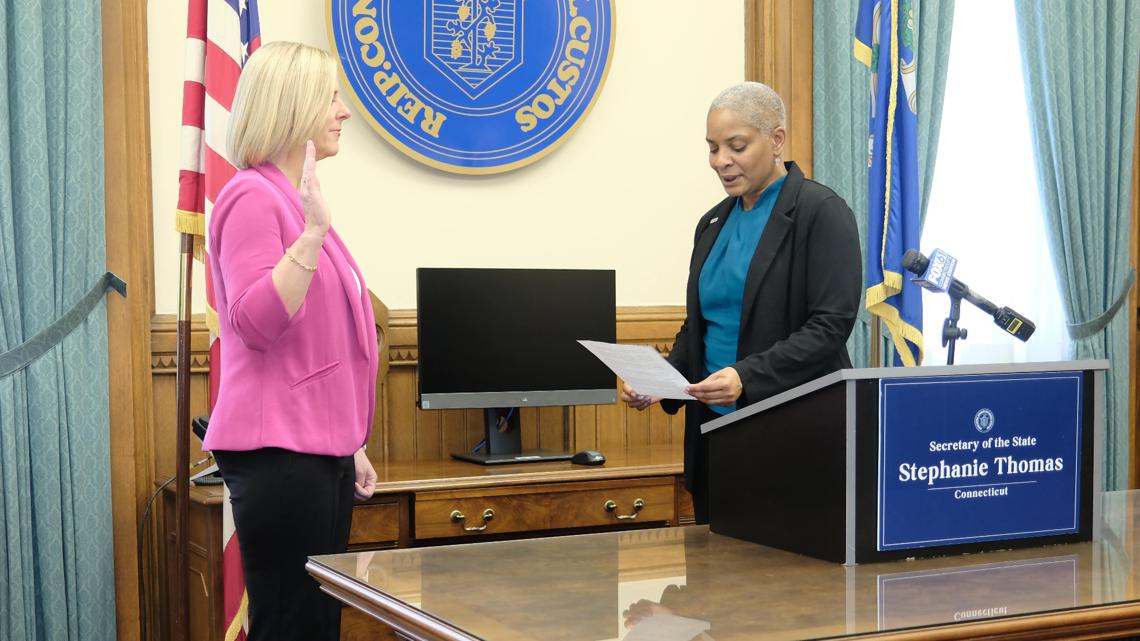 Connecticut Deputy Secretary Jennifer Barahona is sworn in | fox61.com