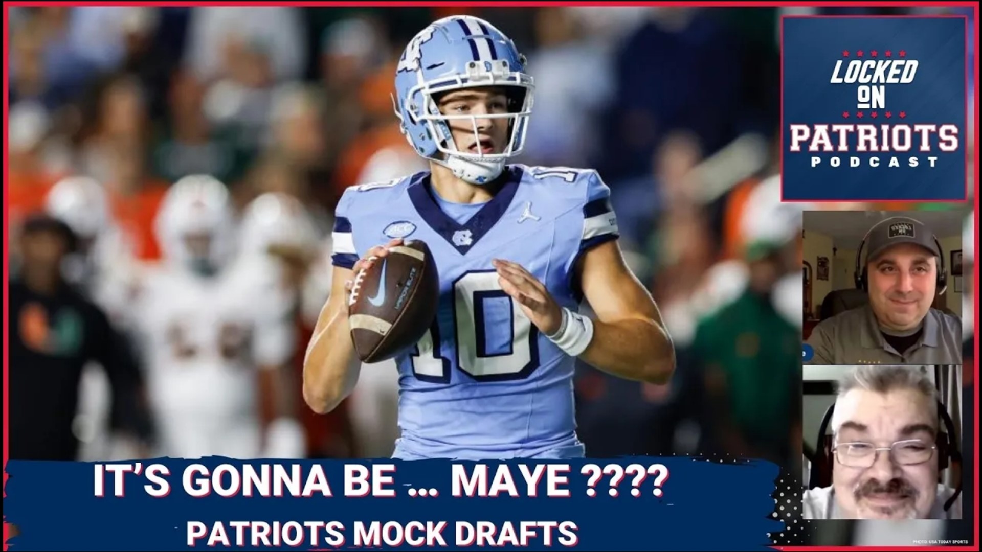 New England Patriots mock drafts: Drake Maye back at No. 3? Troy ...