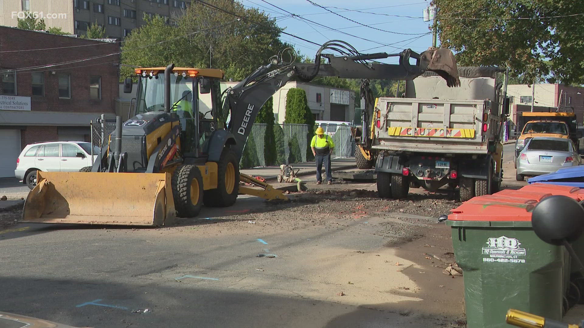 150 year old water main breaks in Meriden, Conn. | fox61.com