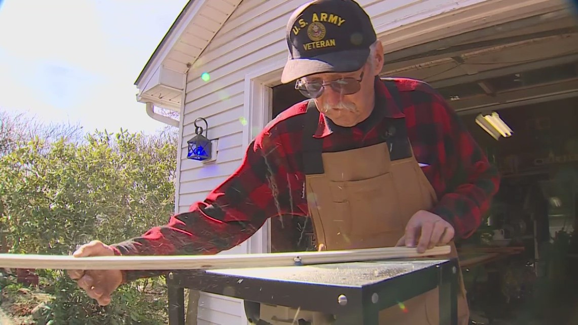 Army veteran makes benches for other veterans, first responders | fox61.com