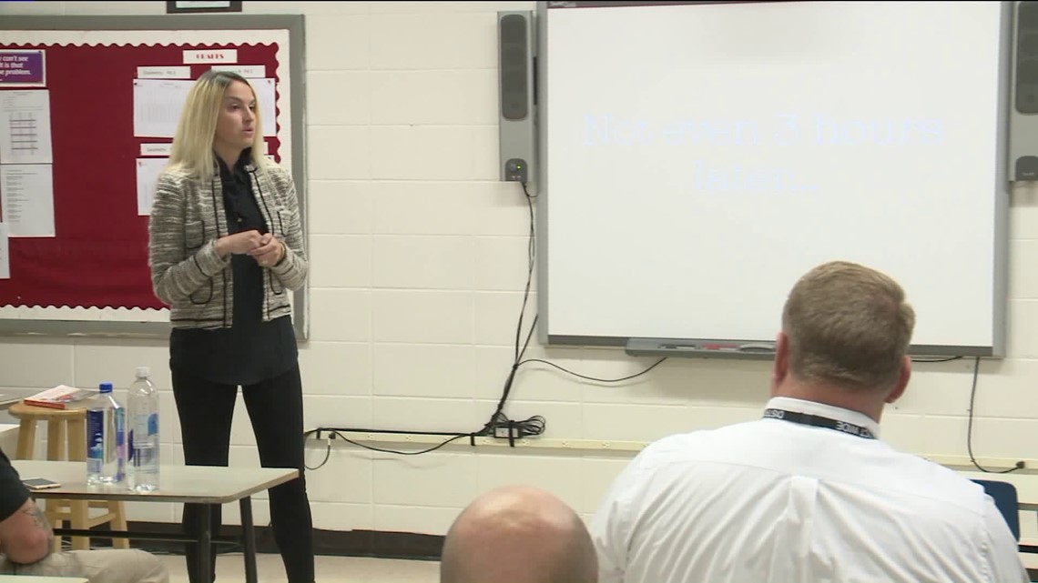 Former Sandy Hook teacher helps encourage safety in schools | fox61.com
