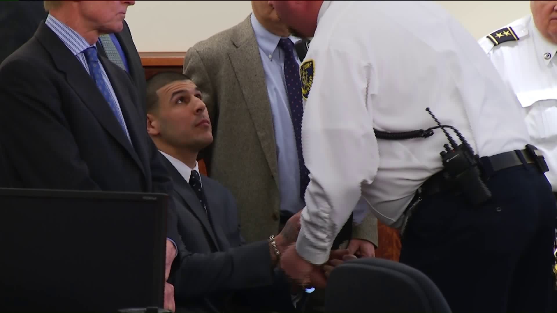 Aaron Hernandez sentenced to life in prison for first degree murder ...