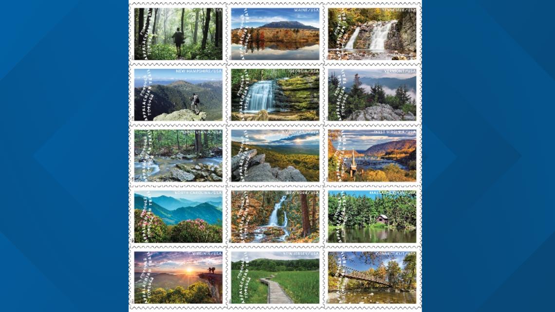 USPS Forever Stamp features Appalachian Trail landmarks | fox61.com