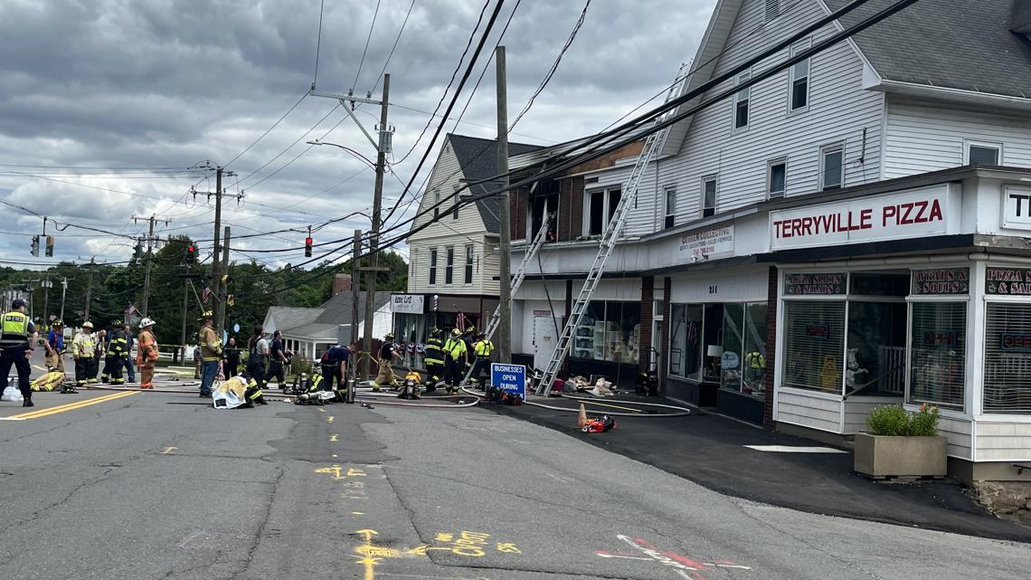 Firefighters battle Terryville fire | fox61.com