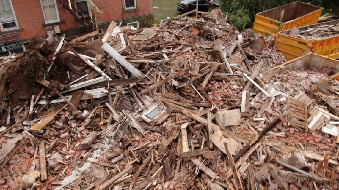 Connecticut building torn down after ceiling collapses | fox61.com