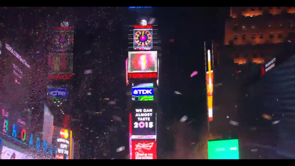 WATCH: NYC welcomes 2015 with Times Square ball drop | fox61.com