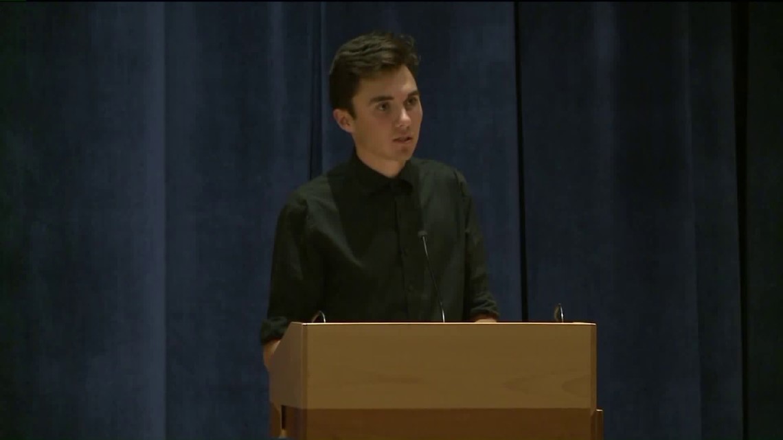 Parkland survivor David Hogg opens dialogue with UConn students about ...