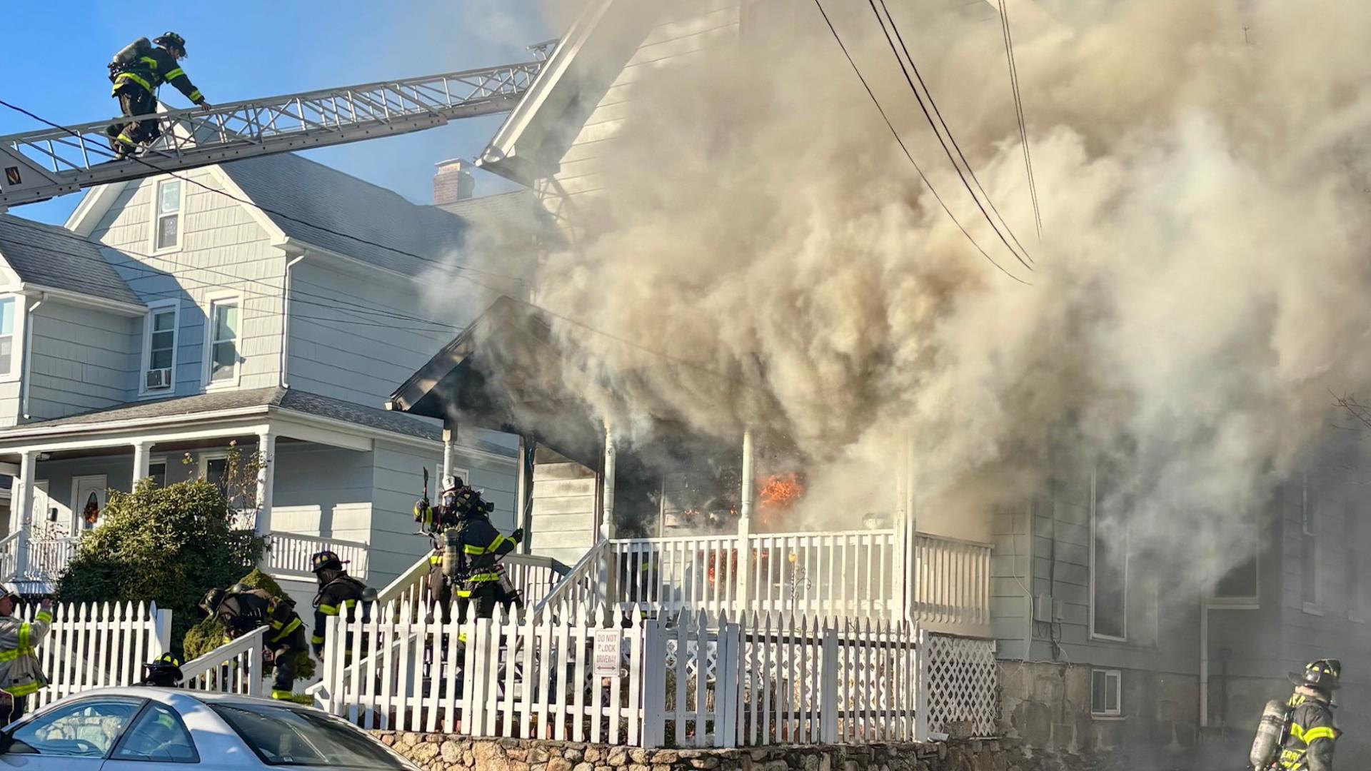 5 firefighters injured, 12 displaced after Norwalk house fire | fox61.com