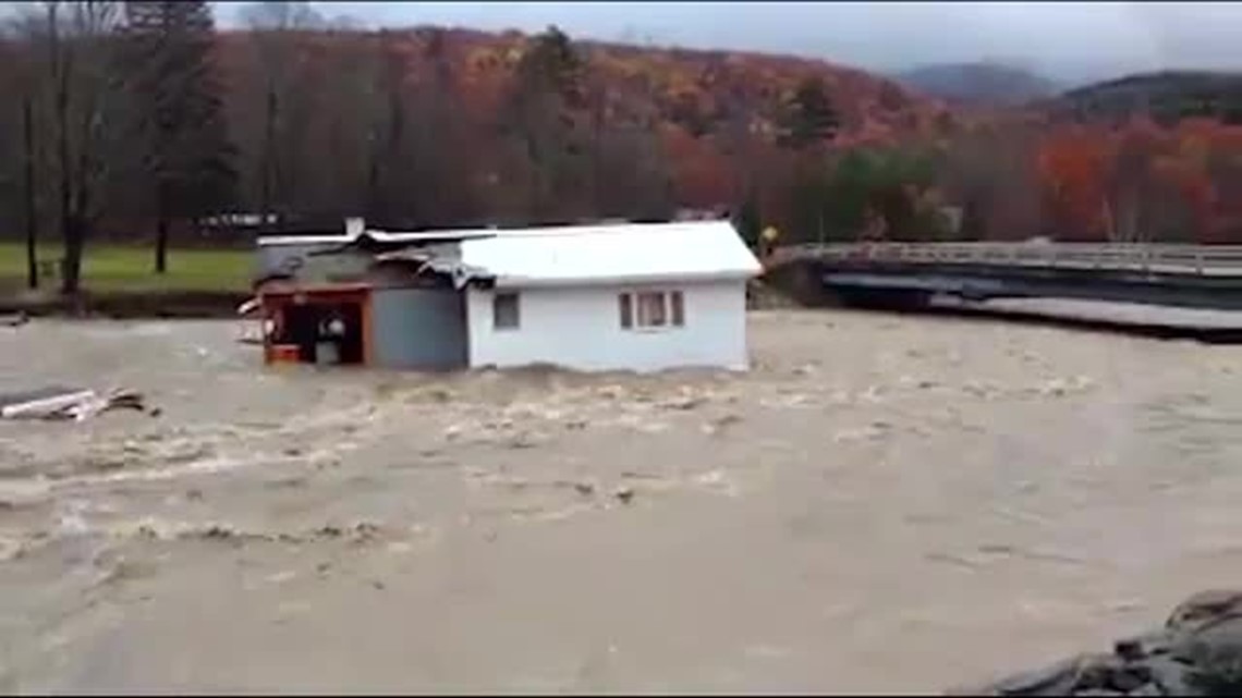 WATCH : New Hampshire home washed away, destroyed by flood | fox61.com