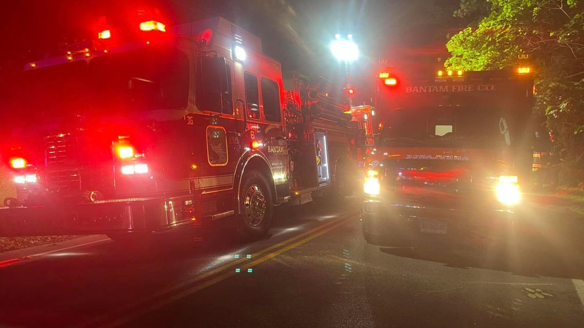 Driver rescued from vehicle in Bantam early Saturday morning | fox61.com