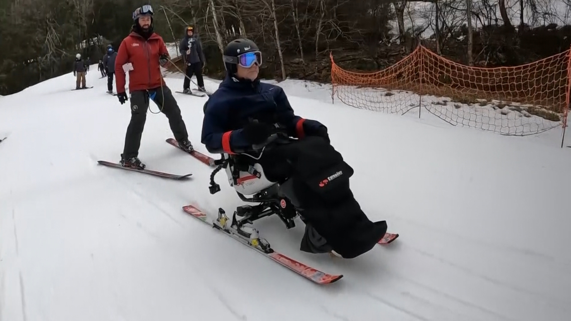 TetraSki adaptive skiing comes to Connecticut's Ski Sundown | fox61.com